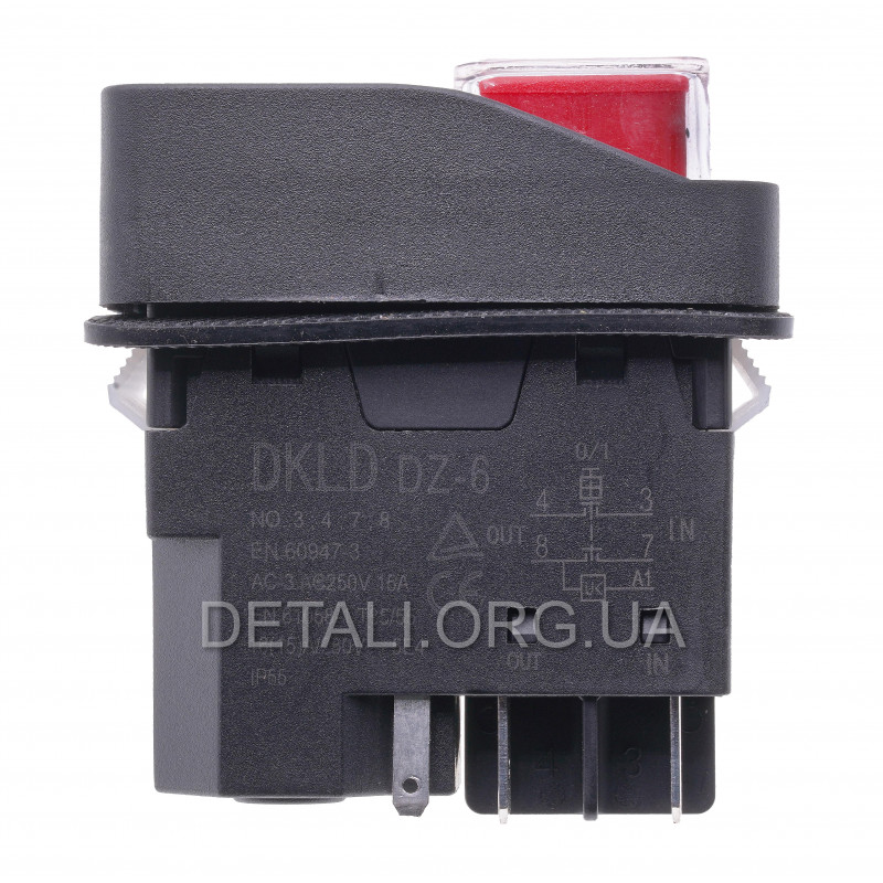 Кнопка фрезерного електричного веткоподрібнювача Gartner GSF-2800 - Detali.org.ua - интернет-магазин